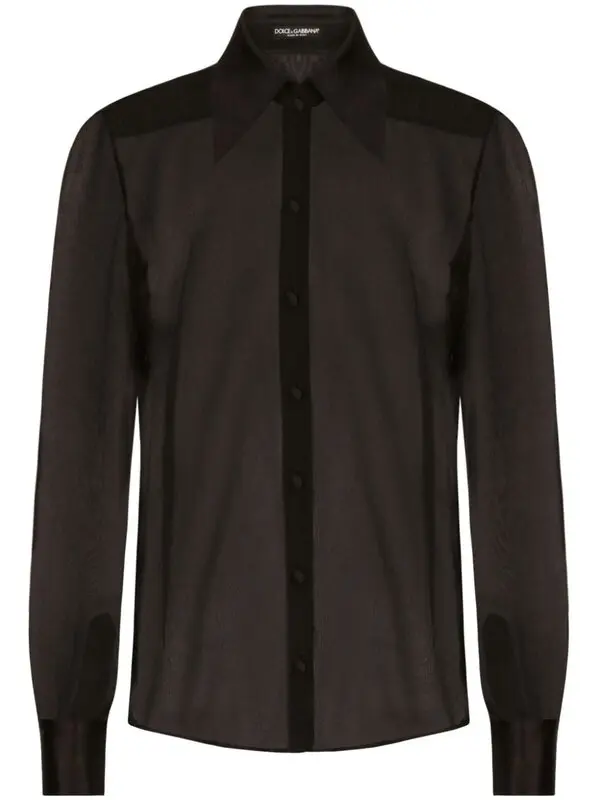 Dolce & Gabbana Semi-sheer Mesh Shirt