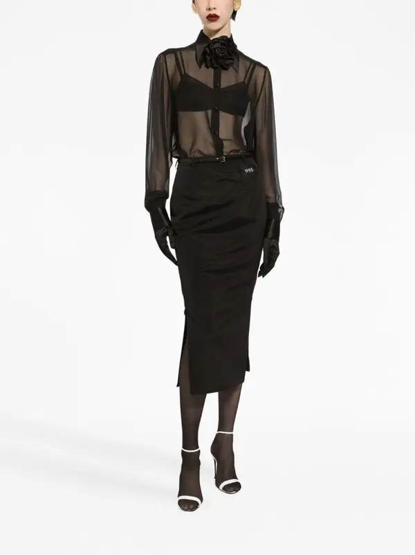 Dolce & Gabbana Semi-sheer Mesh Shirt