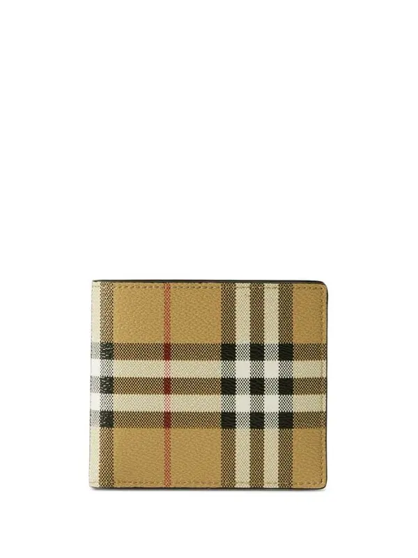 Burberry Vintage Check-print Wallet - Neutrals