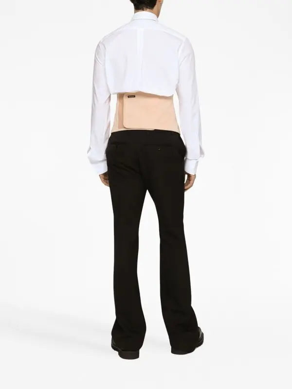 Dolce & Gabbana Pressed-crease Wool Trousers