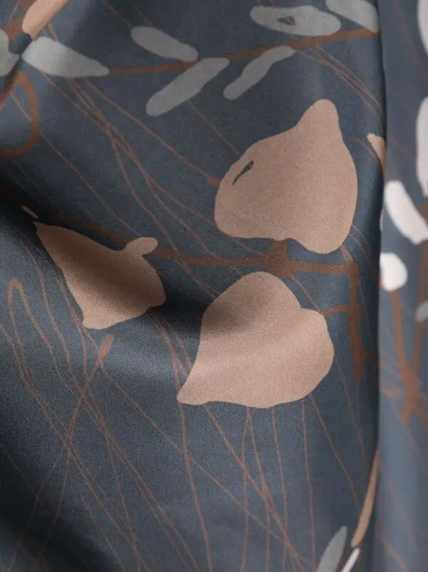 Brunello Cucinelli Ramage-print Silk Scarf