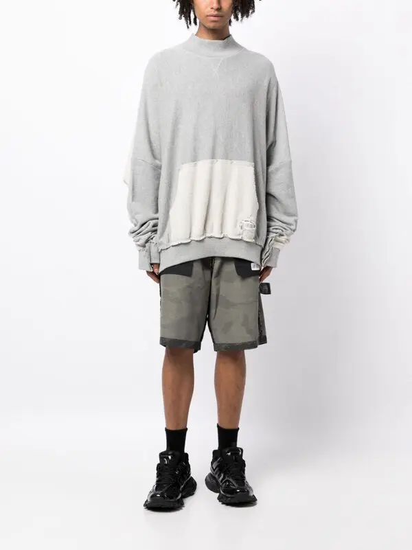 MOSTLY HEARD RARELY SEEN Exposed-seam Cotton Sweatshirt