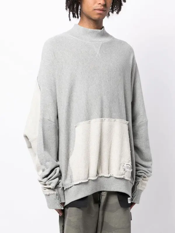 MOSTLY HEARD RARELY SEEN Exposed-seam Cotton Sweatshirt