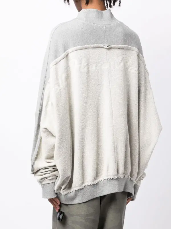 MOSTLY HEARD RARELY SEEN Exposed-seam Cotton Sweatshirt