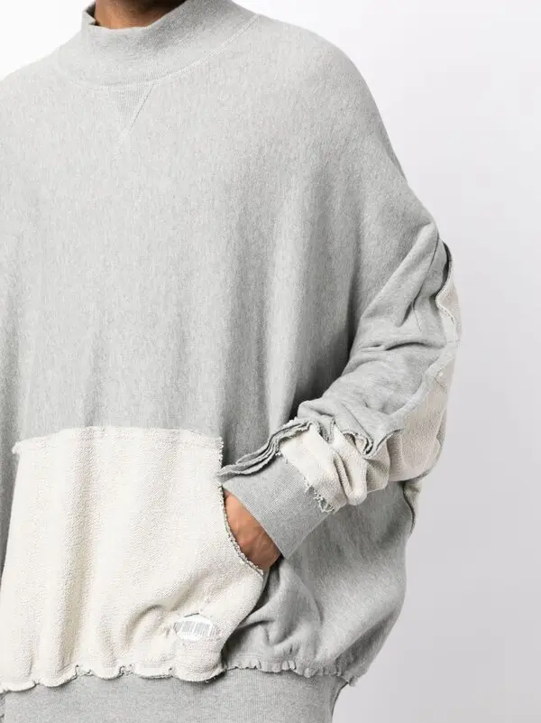 MOSTLY HEARD RARELY SEEN Exposed-seam Cotton Sweatshirt
