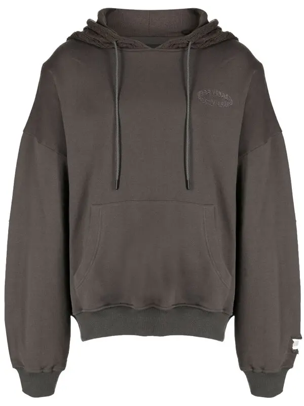 MOSTLY HEARD RARELY SEEN Cable-knit Cotton Hoodie