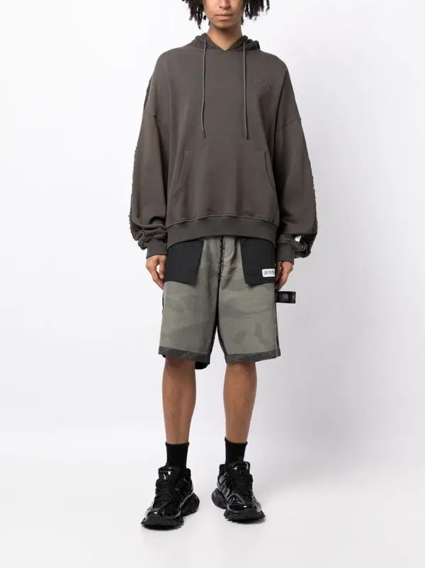 MOSTLY HEARD RARELY SEEN Cable-knit Cotton Hoodie