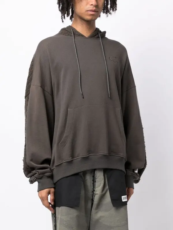 MOSTLY HEARD RARELY SEEN Cable-knit Cotton Hoodie