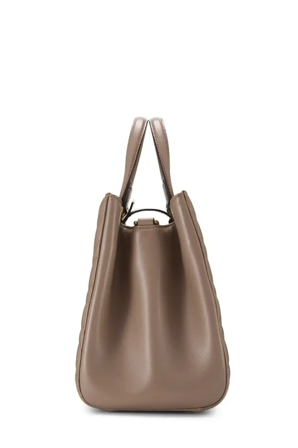 Gucci Leather Gg Marmont Top Handle Bag