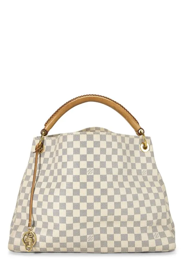 LOUIS VUITTON Damier Azur Artsy - White