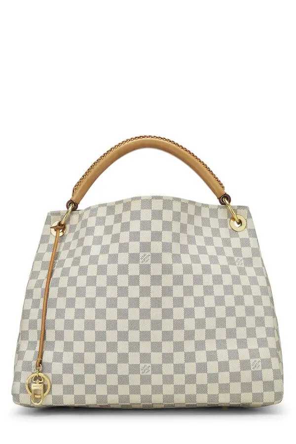 LOUIS VUITTON Damier Azur Artsy - White