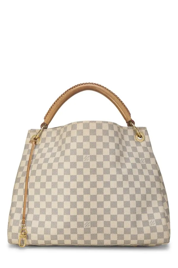 LOUIS VUITTON Damier Azur Artsy - White