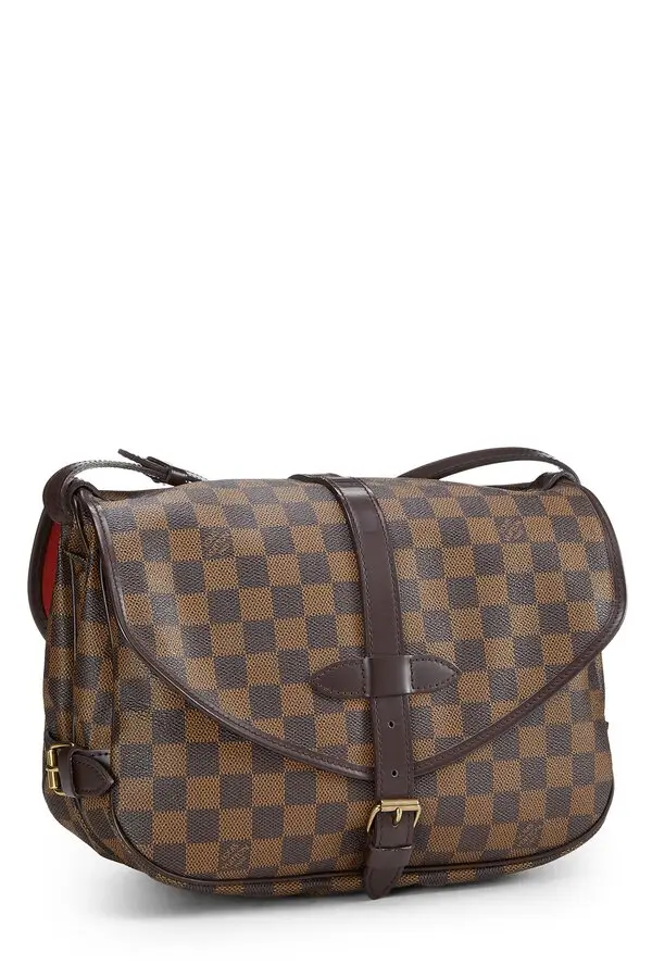 LOUIS VUITTON Damier Ebene Saumur 30 - Brown