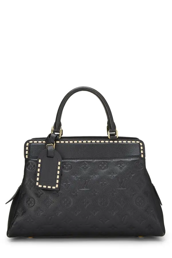 LOUIS VUITTON Monogram Empreinte Saintonge Crossbody - Black