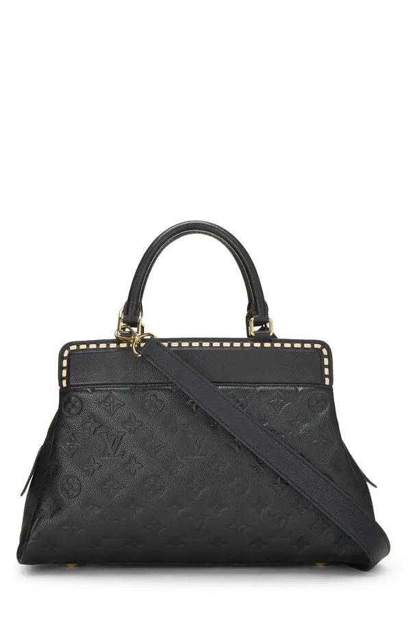 LOUIS VUITTON Monogram Empreinte Saintonge Crossbody - Black