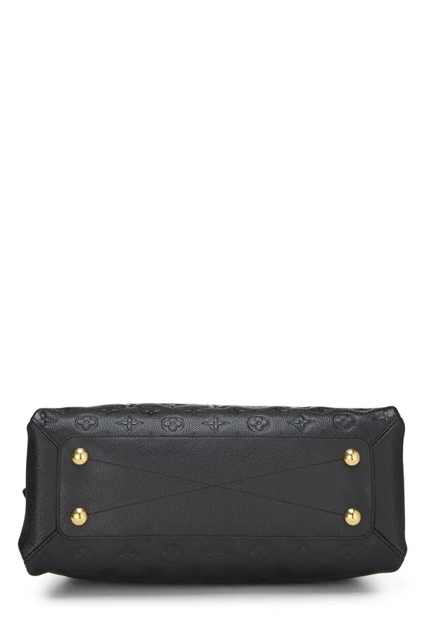LOUIS VUITTON Monogram Empreinte Saintonge Crossbody - Black