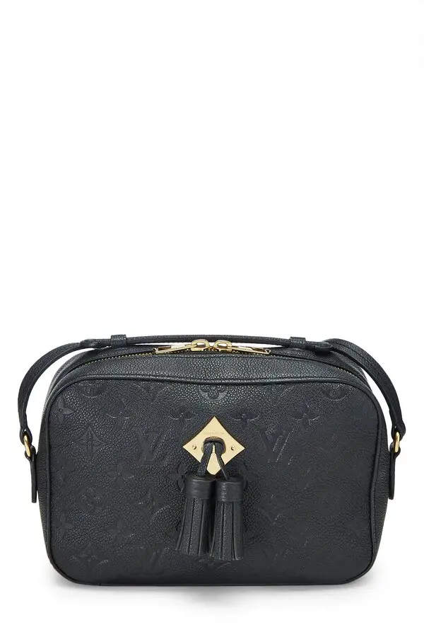 LOUIS VUITTON Monogram Empreinte Saintonge Crossbody - Black