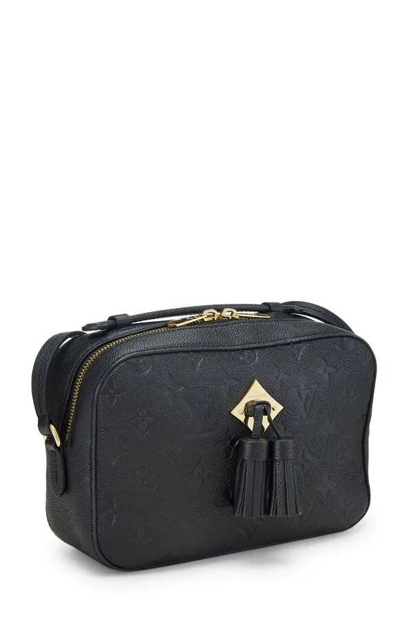 LOUIS VUITTON Monogram Empreinte Saintonge Crossbody - Black