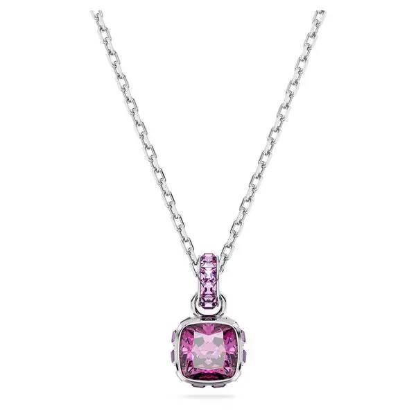 SWAROVSKI Birthstone April Pendant - Purple
