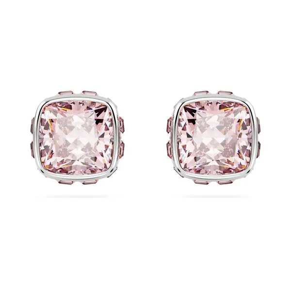 SWAROVSKI Birthstone Stud Earrings - Pink