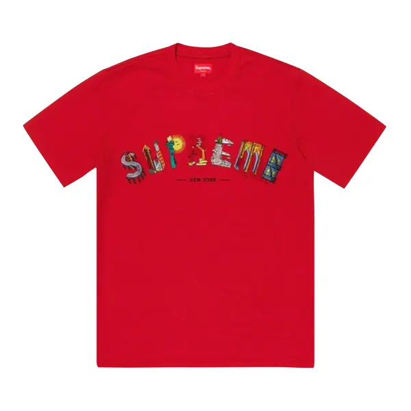 Supreme City Arc Tee - Red