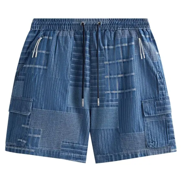 Kith Japanese Indigo Jacquard Wolcott Short 'indigo