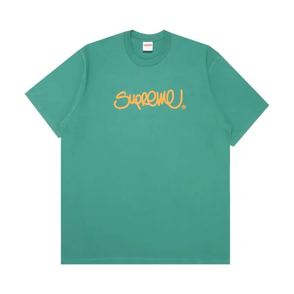 Supreme Handstyle Tee 'light Pine - Green
