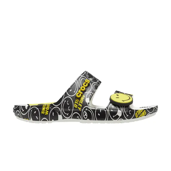 CROCS Smileyworld X Classic Sandal - Black