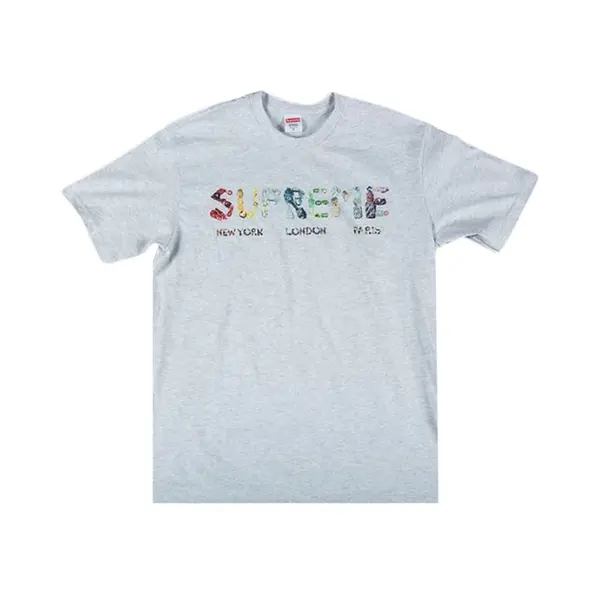 Supreme Crystals T-shirt 'ash - Grey