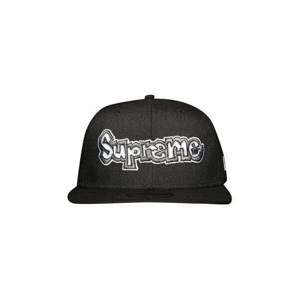 Supreme X New Era Gonz Logo Cap - Black