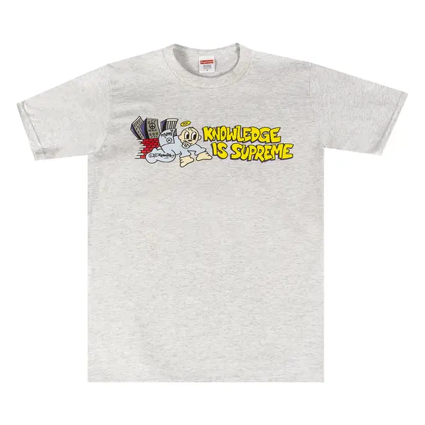 Supreme Knowledge Tee 'ash - Grey