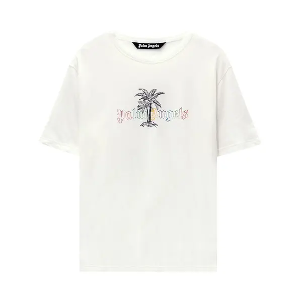 Palm Angels Linen Collar T-shirt