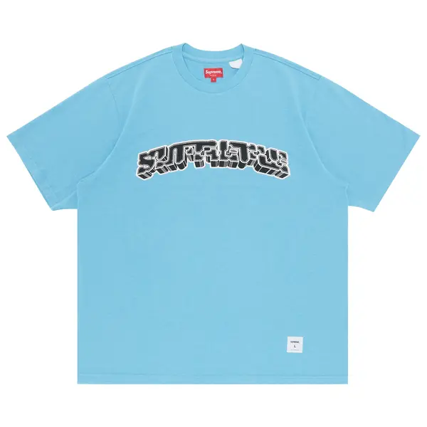 Supreme Block Arc Short-sleeve Top 'bright - Blue