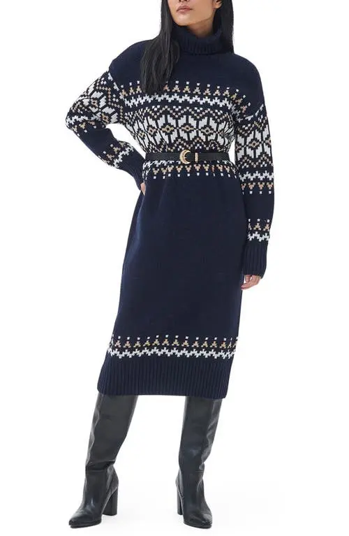 Barbour Patrisse Fair Isle Sweater Dress