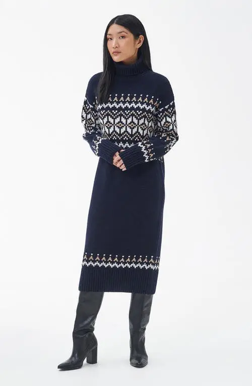 Barbour Patrisse Fair Isle Sweater Dress