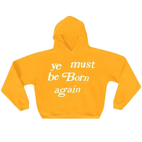 CACTUS PLANT FLEA MARKET Born Again Hooded Sweatshirt - Yellow