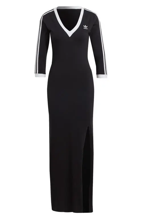 Adidas Originals Adicolor Classics 3-stripes Maxi Dress - Black
