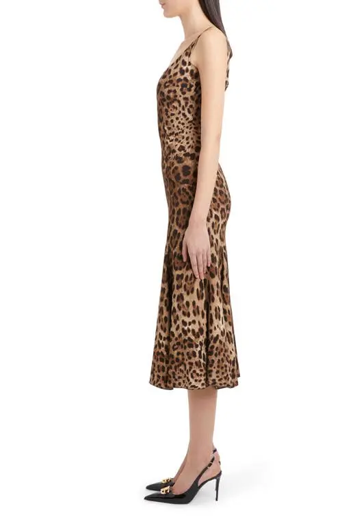leopard print fit and flare dress Loverde Mini Dress 2 / Leopard Brown