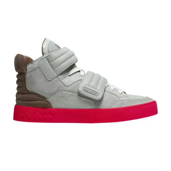 LOUIS VUITTON Kanye West Jasper Patchwork Sneakers - Grey