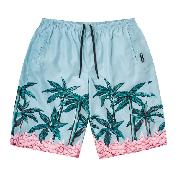 Palm Angels Palms Row Swimshorts - Blue