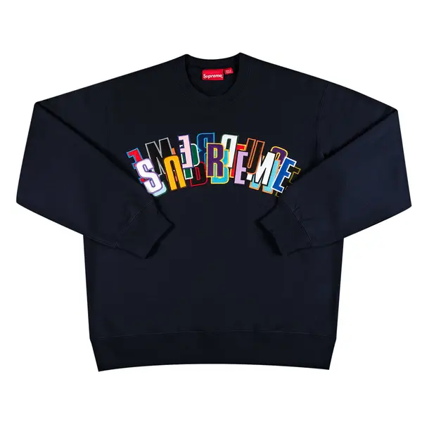 Supreme Stacked Crewneck - Blue