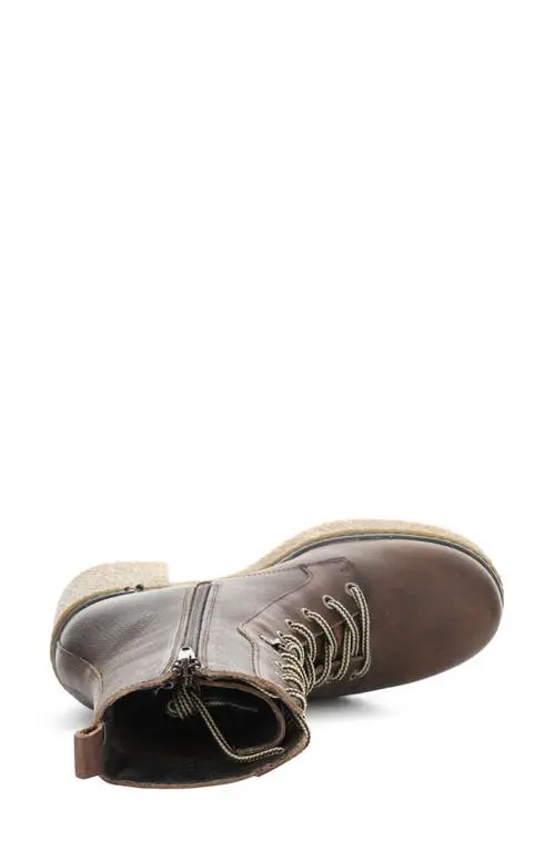 BOS. & CO. Panda Waterproof Lace-up Boots - Brandy Gobi