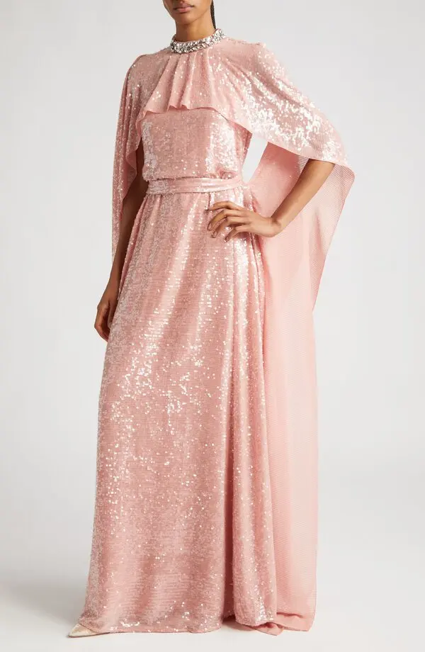 erdem pink sequin dress Erdem V NECK PENCIL DRESS - Cocktail dress / Party dress - pink/light pink