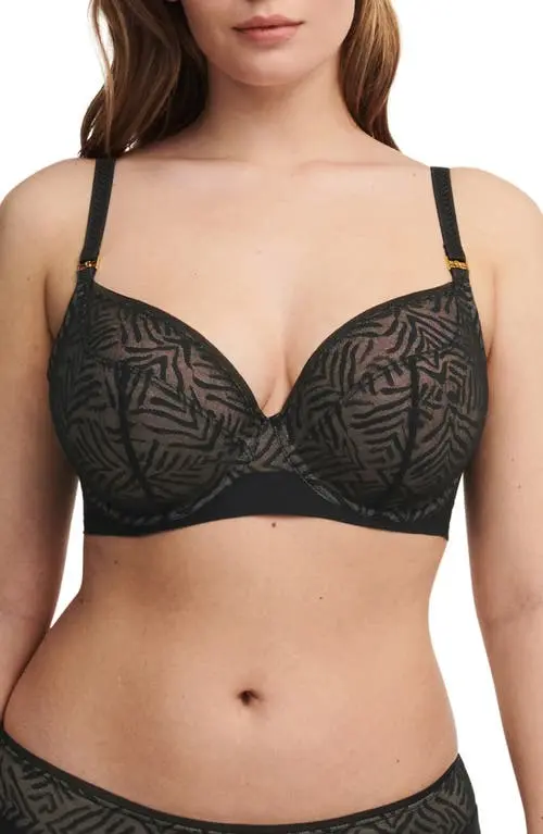 Chantelle Graphic Allure Underwire Plunge Bra