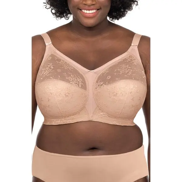 GODDESS Verity Wireless Full Figure Bra - Fawn