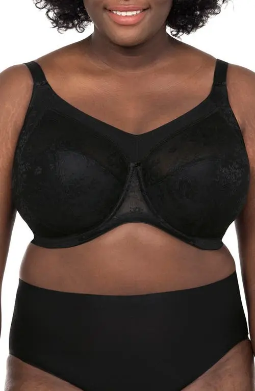 GODDESS Verity Underwire Full Figure Bra - Black