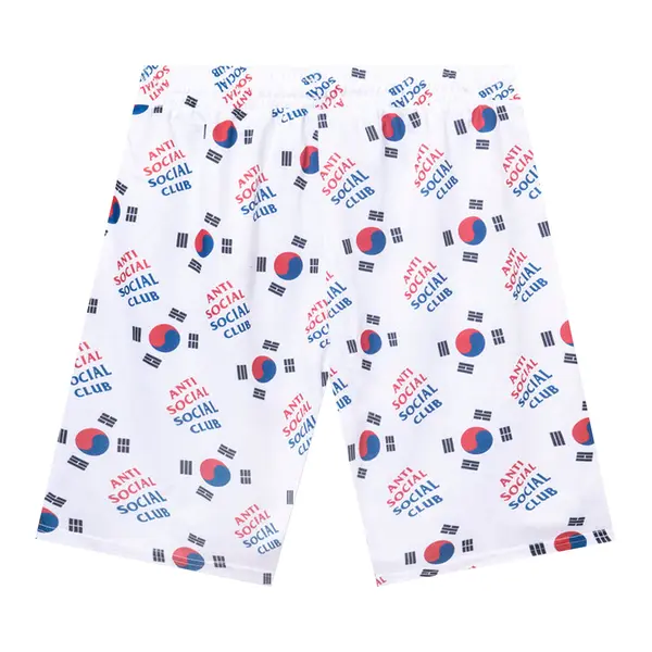 ANTI SOCIAL SOCIAL CLUB X Case Study Flag Mesh Shorts - White