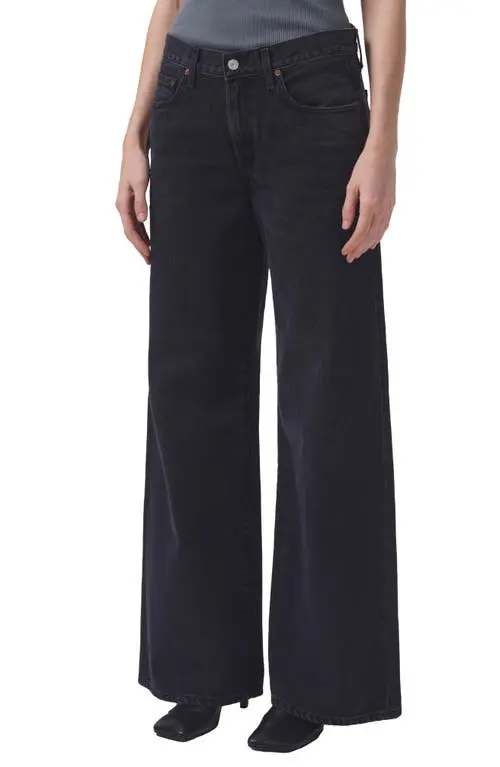 AGOLDE Clara High Waist Wide Leg Jeans