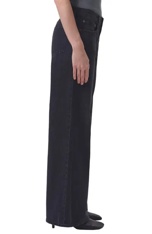 AGOLDE Clara High Waist Wide Leg Jeans