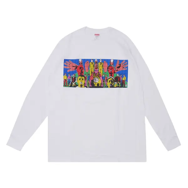 Supreme Gilbert And George Death After Life Long-sleeve Tee - White